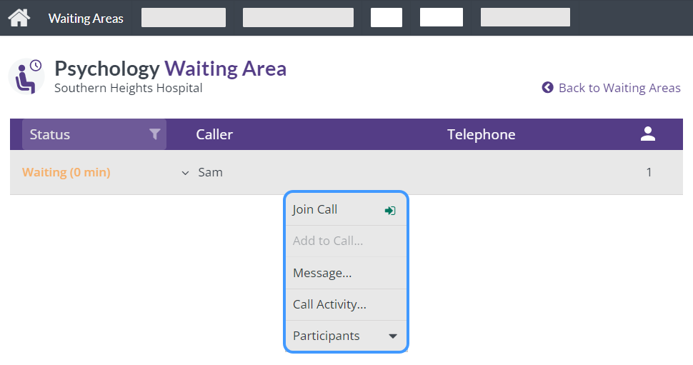 Individual appointment