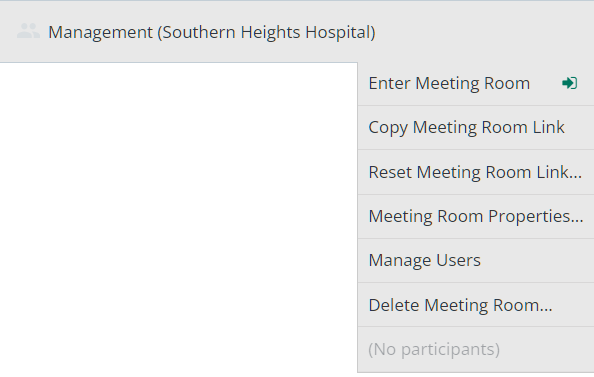 Meeting rooms screen